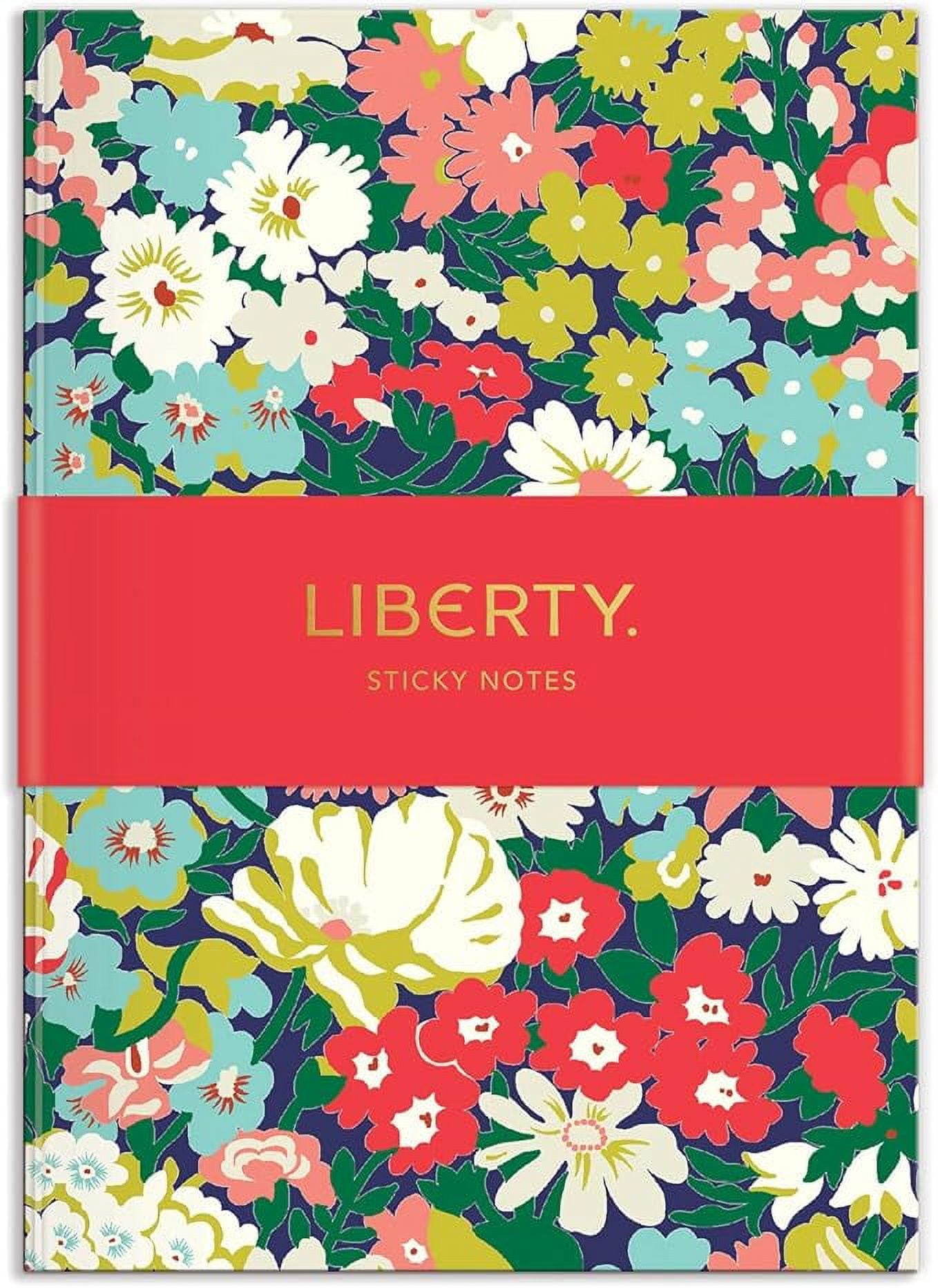 Liberty Floral Sticky Notes Hard Cover Book from Galison - Featuring ...