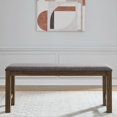 Liberty Furniture Brook Bay Uph Counter Bench - Brown - Walmart.com