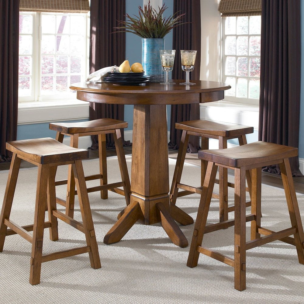 Liberty Furniture Industies, INC Creations Optional 5 Piece Round Table ...