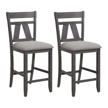 Set of 6pc Ultra Modern Style Counter Height Chairs Metal Base and ...