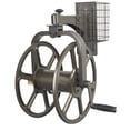 Liberty Garden Wall Mounted Outdoor Water Hose Reel, Single Arm ...