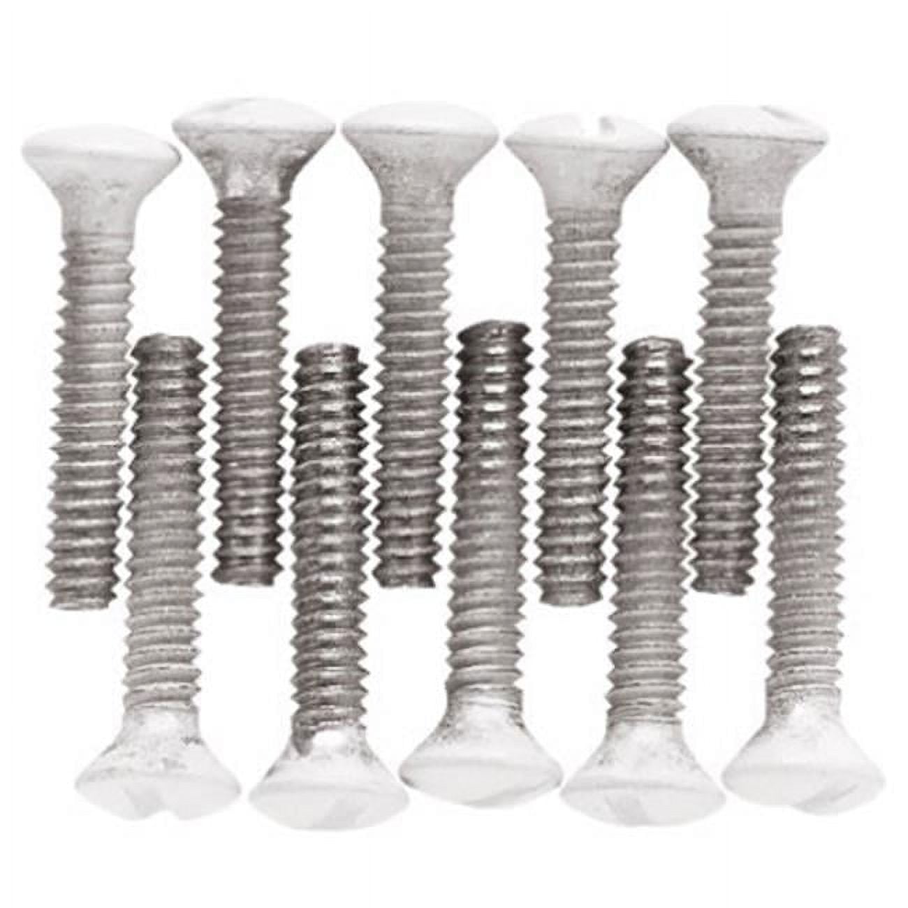 Liberty Hardware 168672 14 Pack, White, Steel Wall Plate Screw - Pack ...