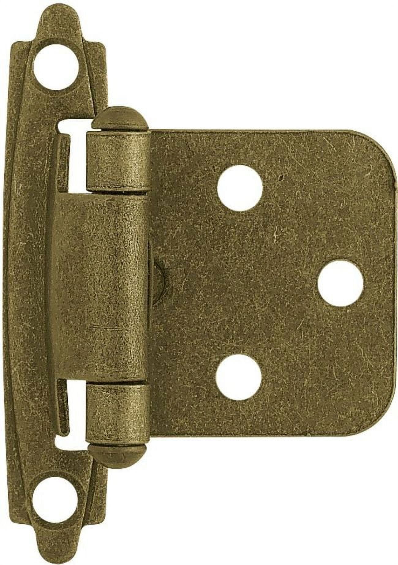 Liberty Hardware Mfg 2 Pack Ab Overlay Hinge H0103BL-AB-U - Walmart.com