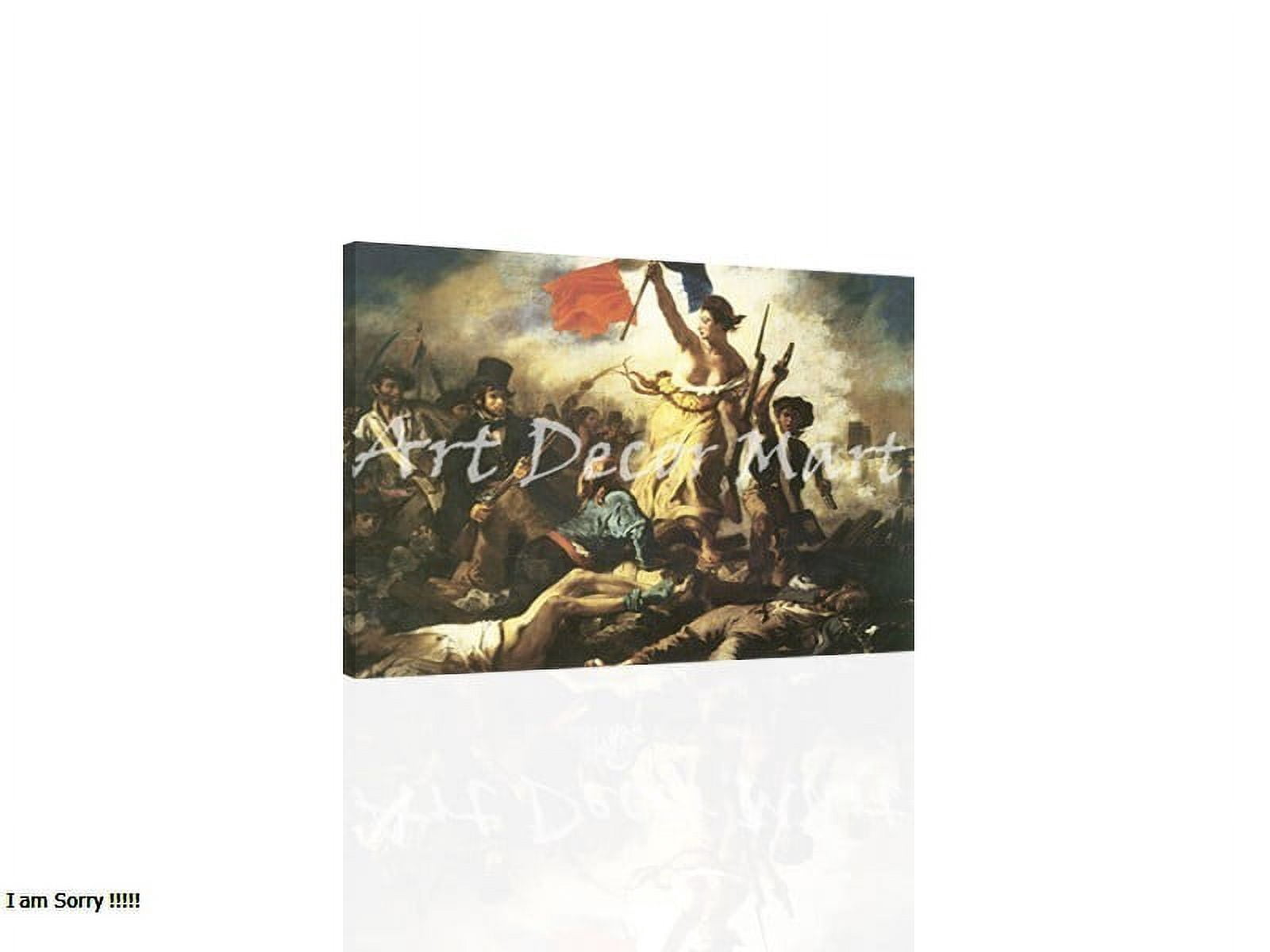 Liberty Leading The People - CANVAS OR FINE PRINT WALL ART - Walmart.com