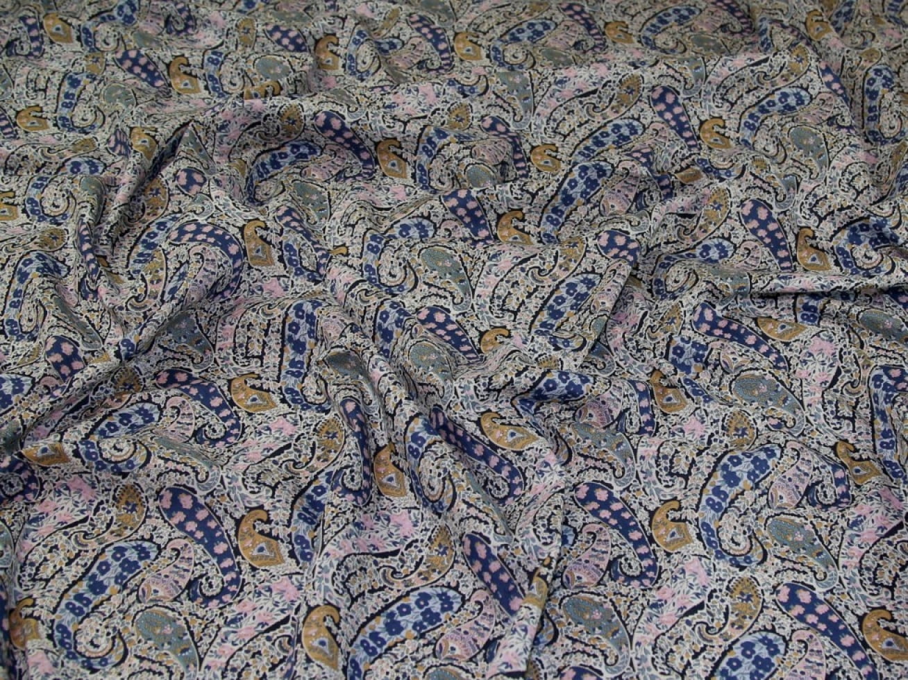 Liberty London Bourton Tana Cotton Lawn Fabric Blue - per yard - Walmart.com