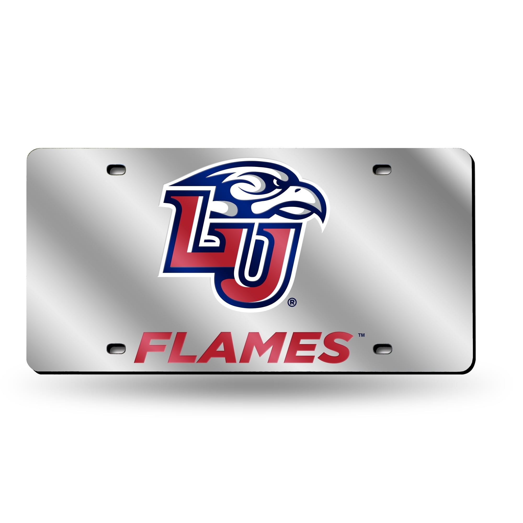 Liberty NCAA Flames Acrylic License Plate Laser Tag - Walmart.com