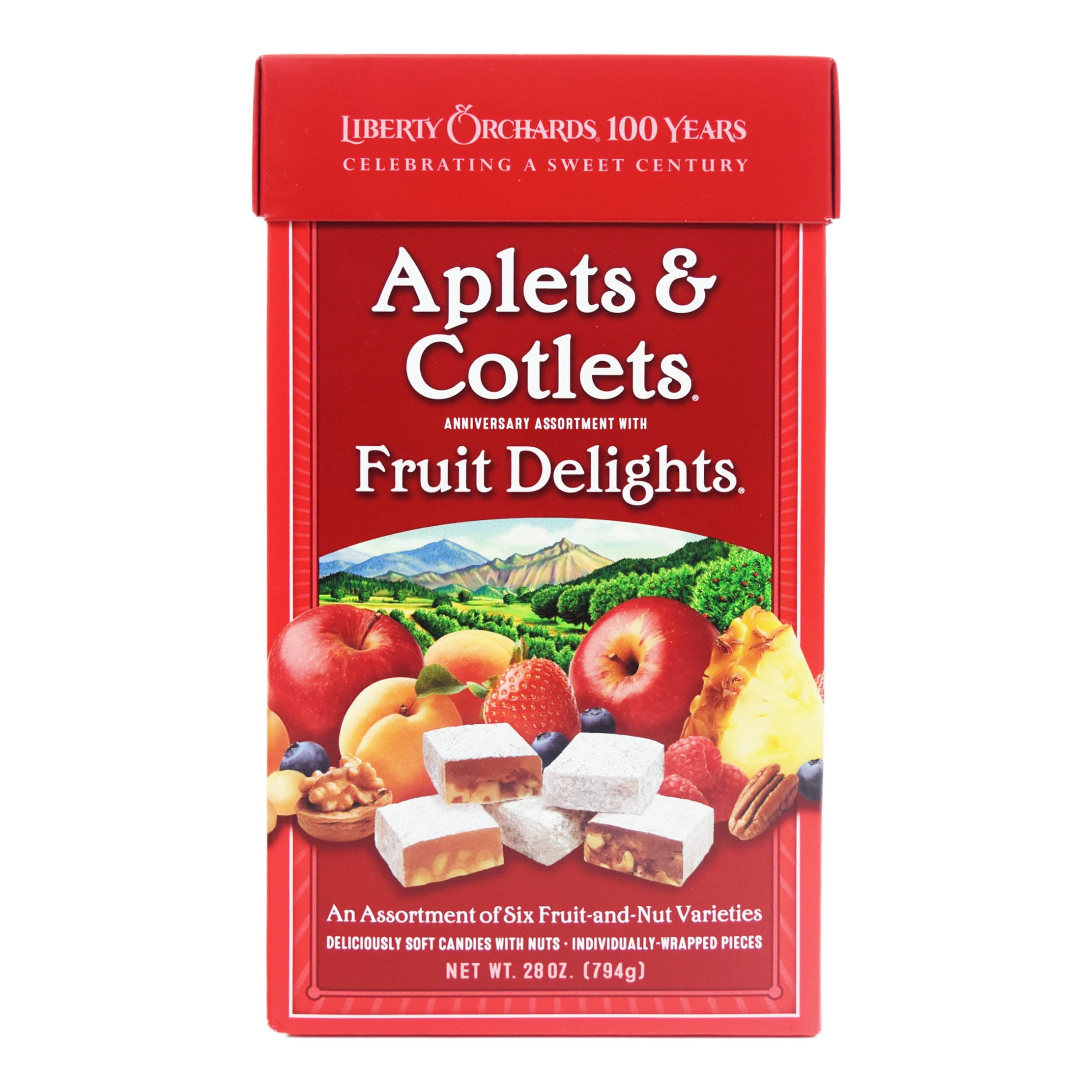 Liberty Orchards Aplets & Cotlets Anniversary Assortment With Fruit ...