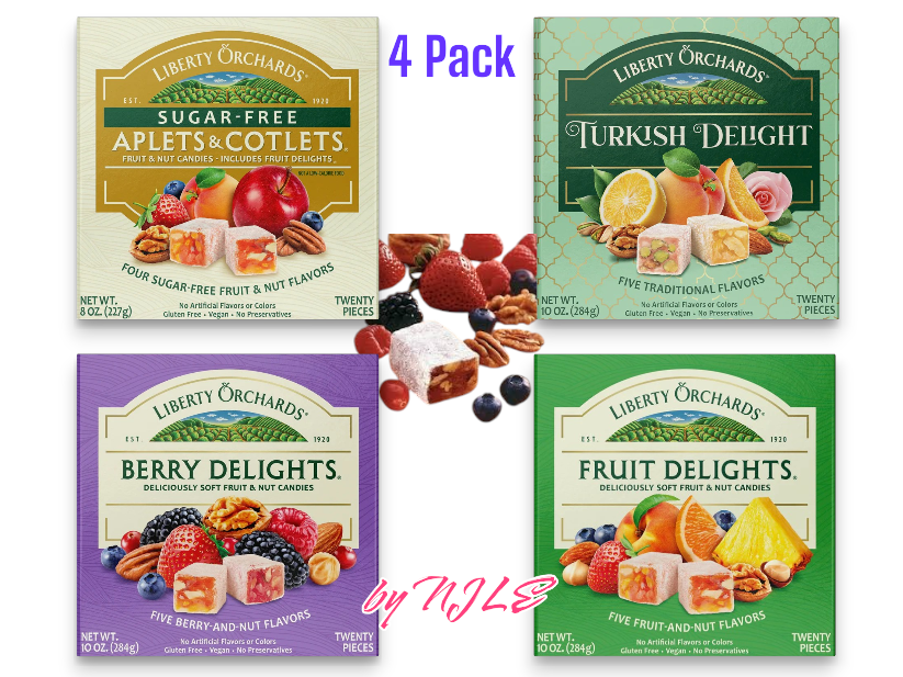 Liberty Orchards Aplets & Cotlets, Berry Delight, Fruit Delights ...