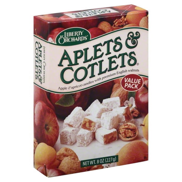 Liberty Orchards Aplets & Cotlets Candies, 8 oz - Walmart Business Supplies