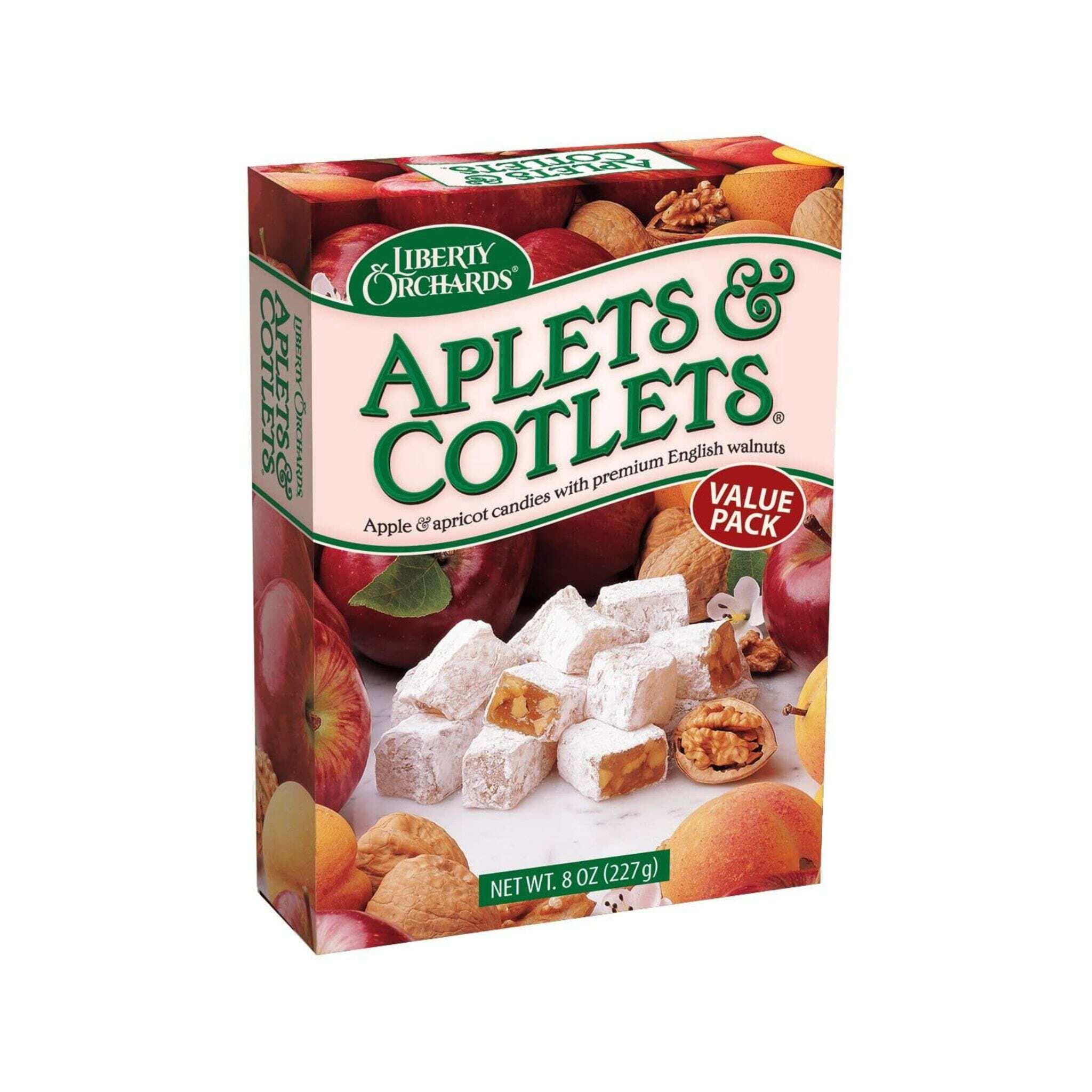 Liberty Orchards Aplets Cotlets Value Pack, 8 Ounce - Walmart.com