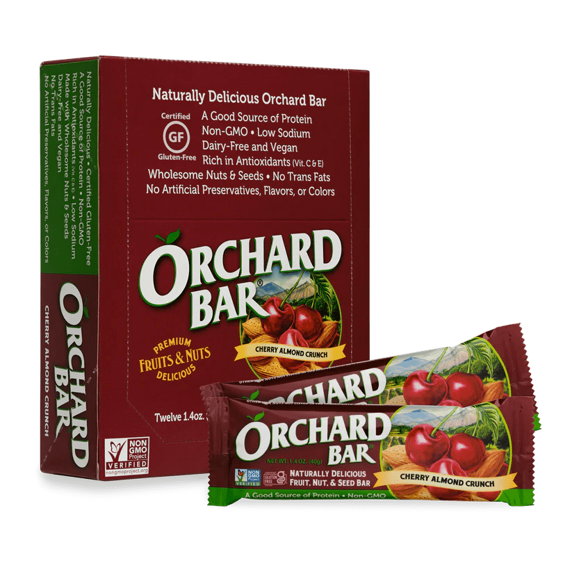 Liberty Orchards Cherry Almond Crunch Orchard Bar, 12-Count 1.4 oz ...