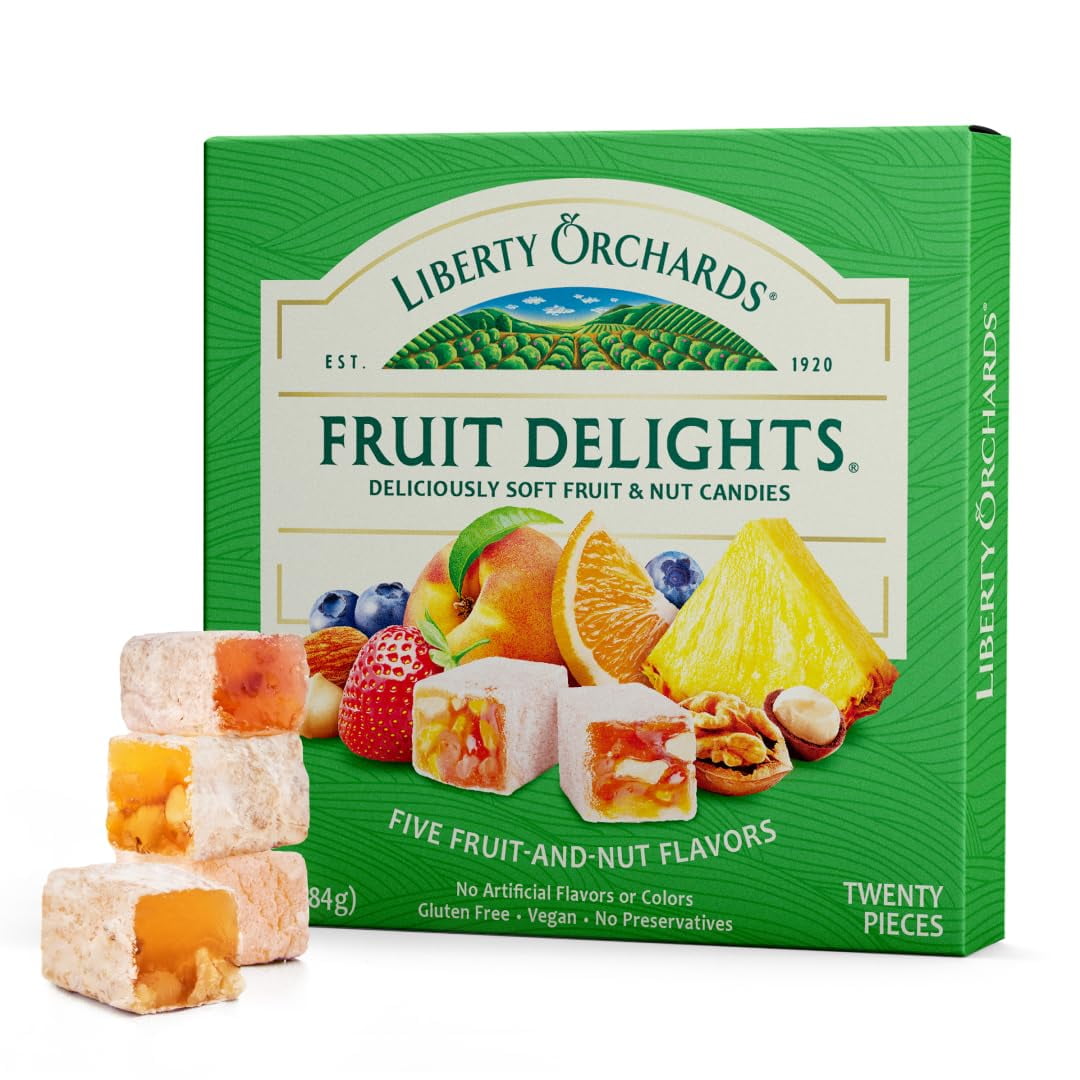 Liberty Orchards, Fruit Delights - MDA05 Assorted Vegan Fruit and Nut ...