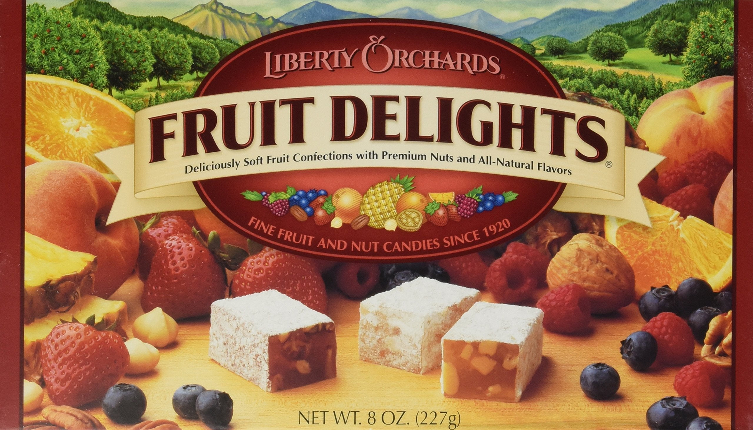 Liberty Orchards Fruit Delights SAF21 Fruit & Nut Candies, 8 Ounce ...