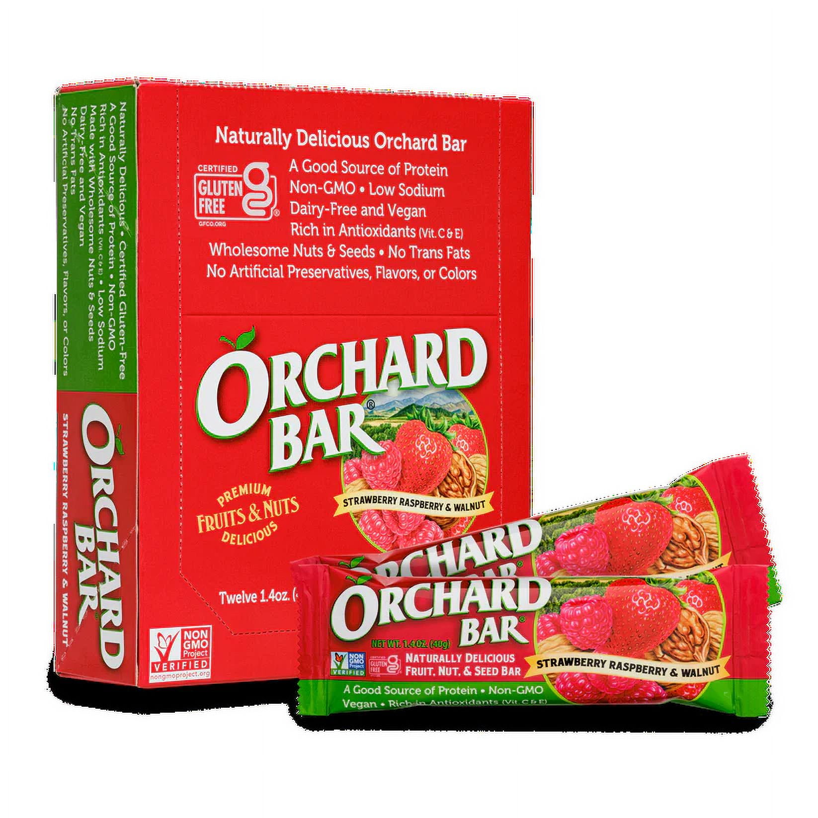 Liberty Orchards Strawberry Raspberry & Walnut Orchard Bar, 12-Count 1. ...