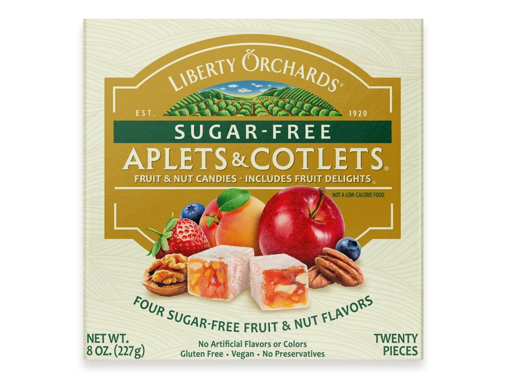 Liberty Orchards, Sugar Free OIF8 Aplets & Cotlets - Vegan Gourmet ...