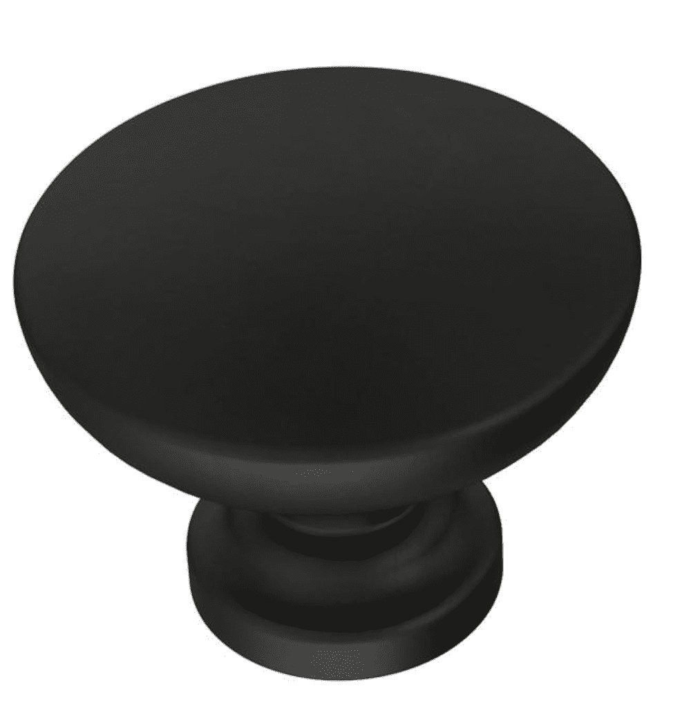 Liberty P29523C-FB 1 3/16" Flat Top Round Cabinet Knob Flat Black ...