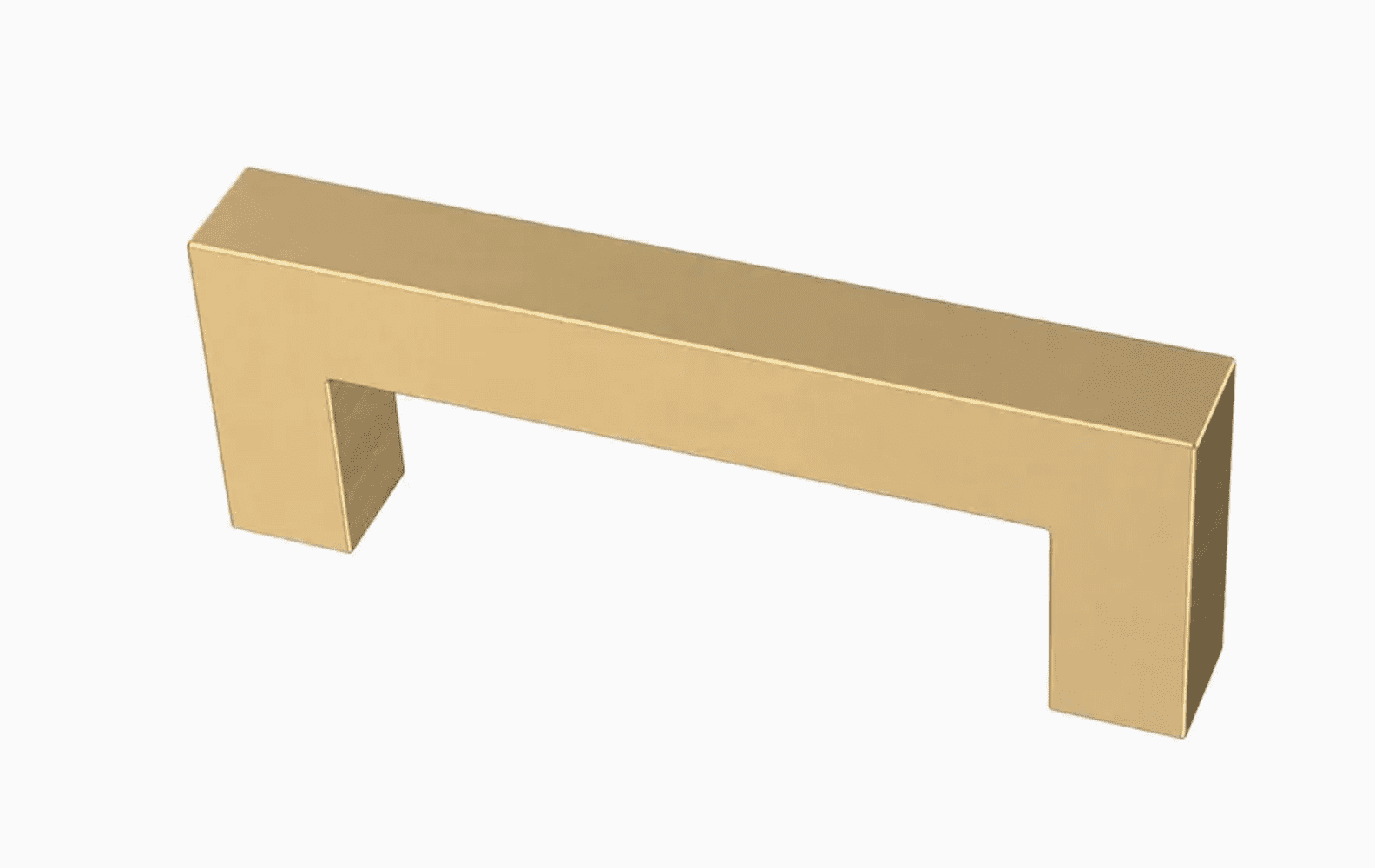 Liberty P41861C-117 Modern Square Bar Pull 3" Brushed Brass Cabinet ...