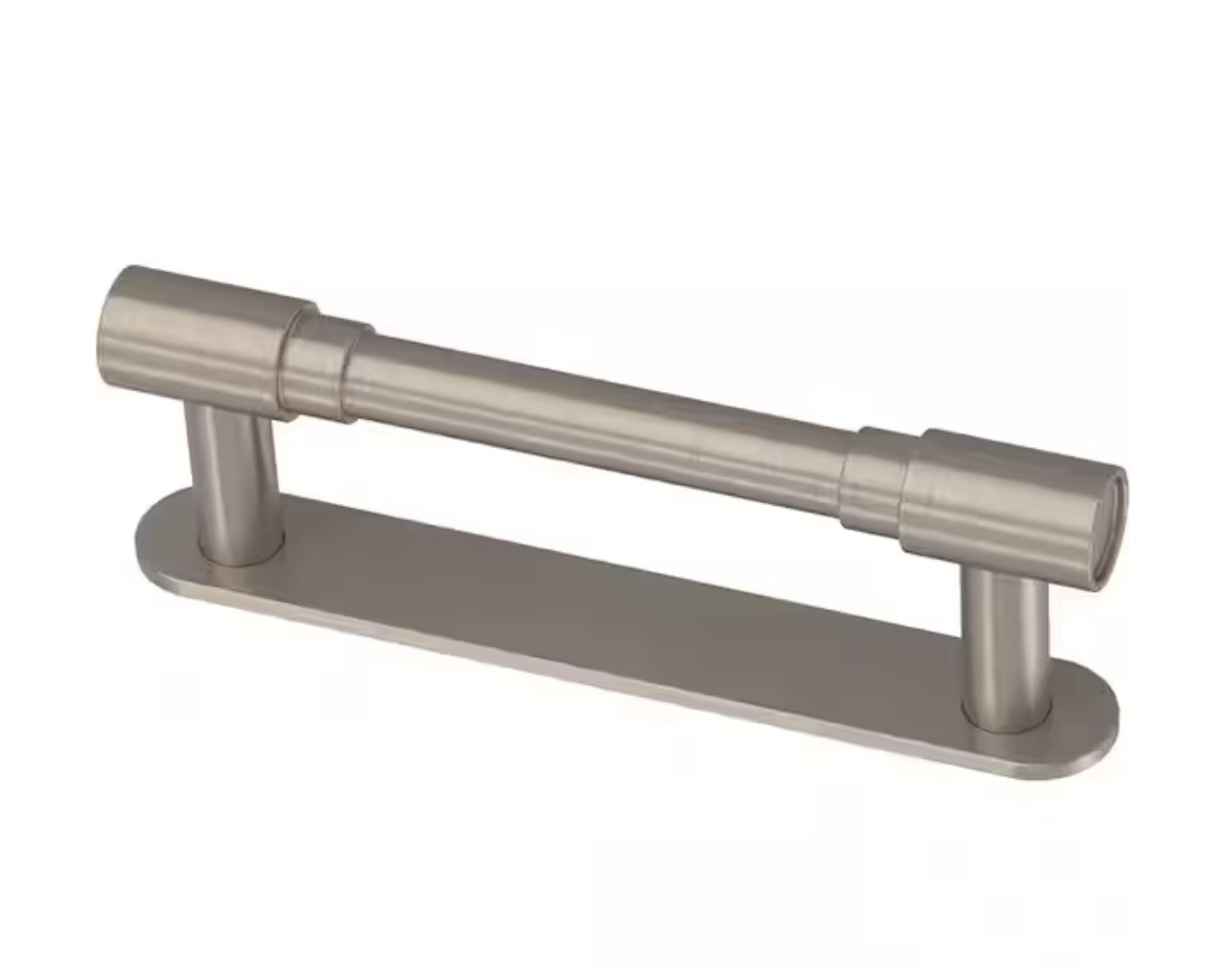 Liberty P48864C-SN Round Layered 3" Cabinet & Drawer Pull w/ Backplate ...
