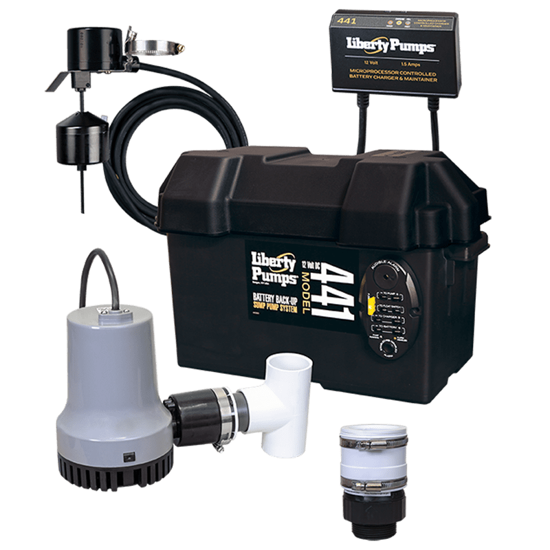 Liberty Pumps Battery Back-up Emergency Sump Pump System - 441 ...