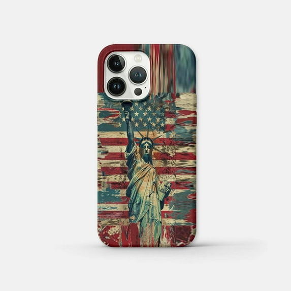Liberty Statue Art Phone Case with Modern Urban Style 17 through 11 Pro ...