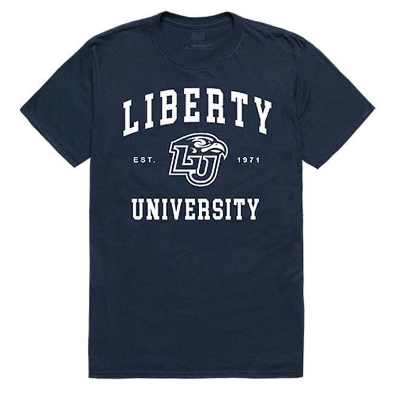 Liberty University Seal Tee Shirt for Men - Navy - Extra Large ...