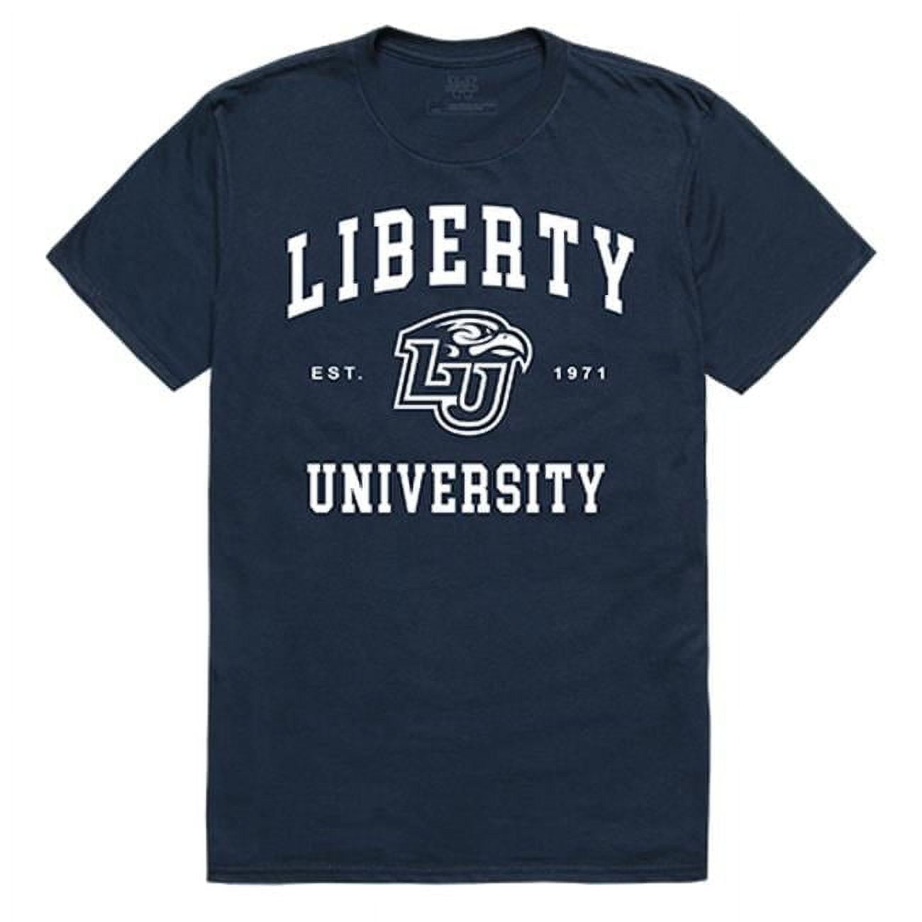 Liberty University Seal Tee Shirt for Men - Navy - Large - Walmart.com