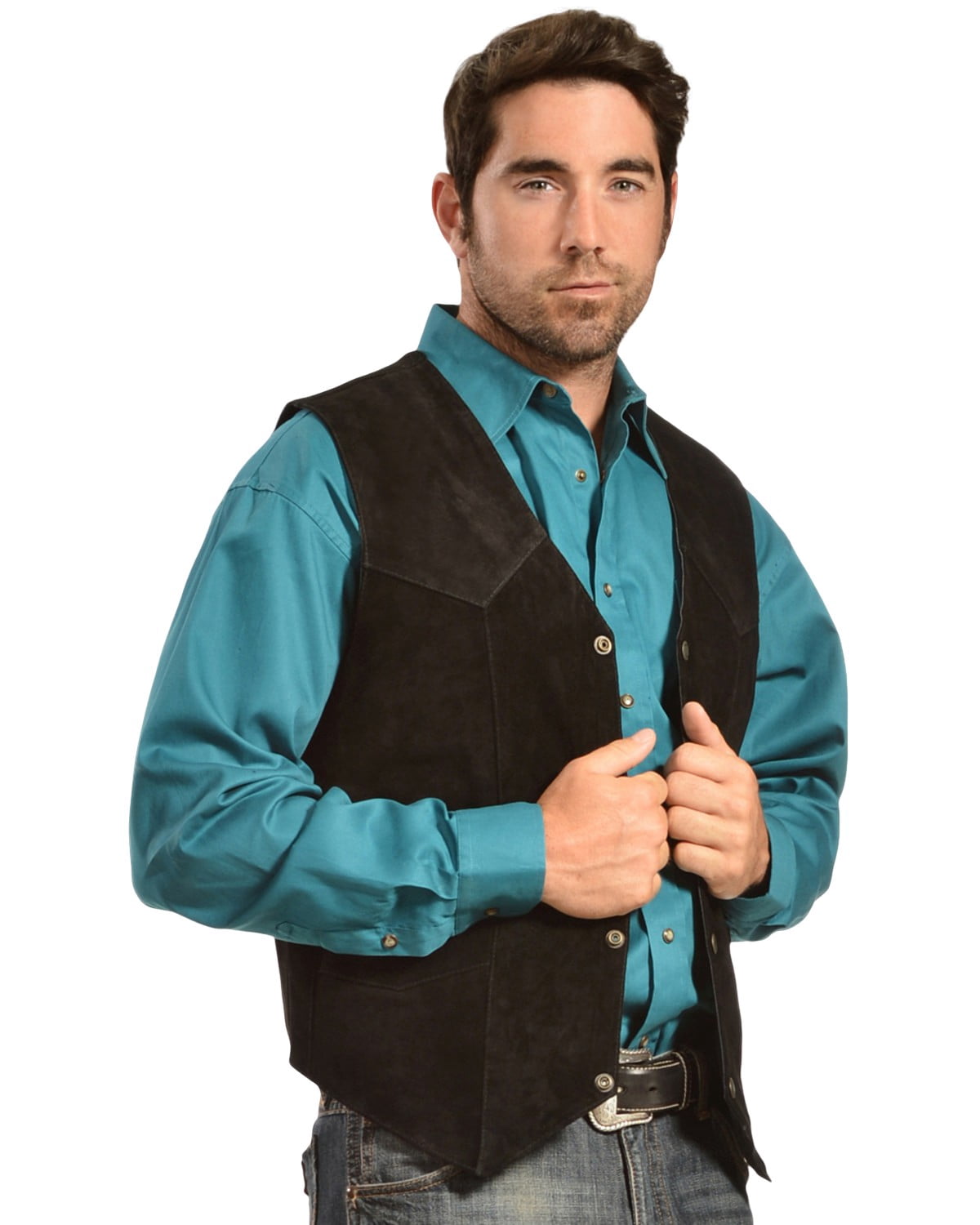 Liberty Wear Men's Suede Western Vest Big Black 3X US - Walmart.com