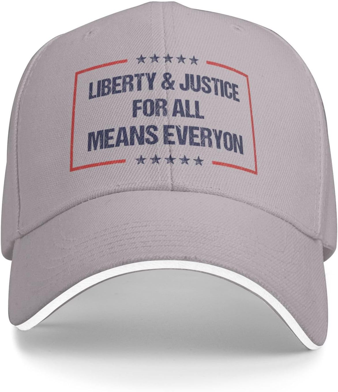 Liberty and Justice for All Means Everyon Hat Patriotic USA Flag 4th of ...