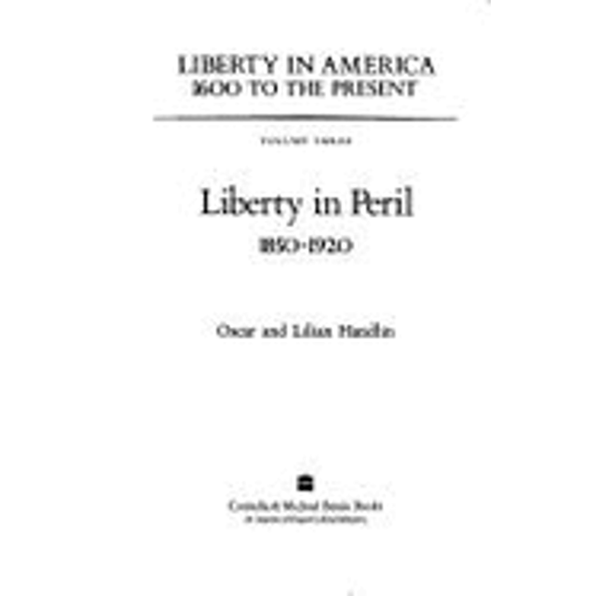 Pre-Owned Liberty in Expansion, 1760-1850 Liberty in America, 1600 to the Present Hardcover ...