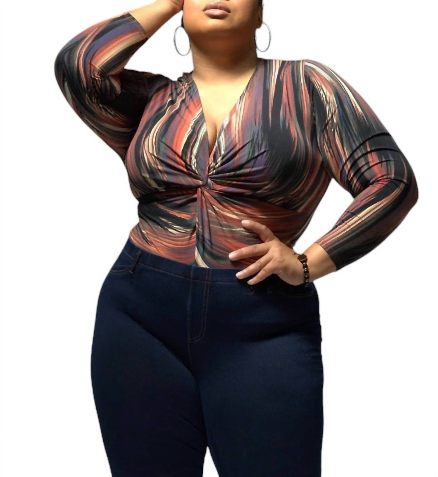 Libian Long Sleeve Bodysuit - Walmart.com