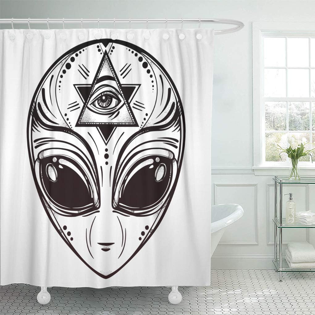 Libin Black Alien Face Halloween Conspiracy Theory Sci Fi Religion ...