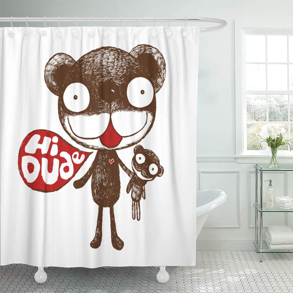 Libin Brown Bear Cute Friendly Duo Character Cartoon Arctic Baby Shower ...