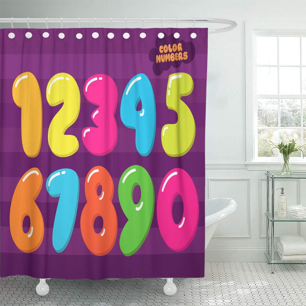 Libin Colorful ABC Cartoon Children Figures Festive Handwritten Numbers ...