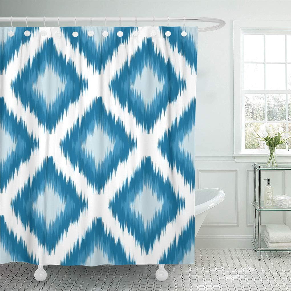 Libin Colorful Blue Ikat on Traditional Pattern in Indonesia Asian ...
