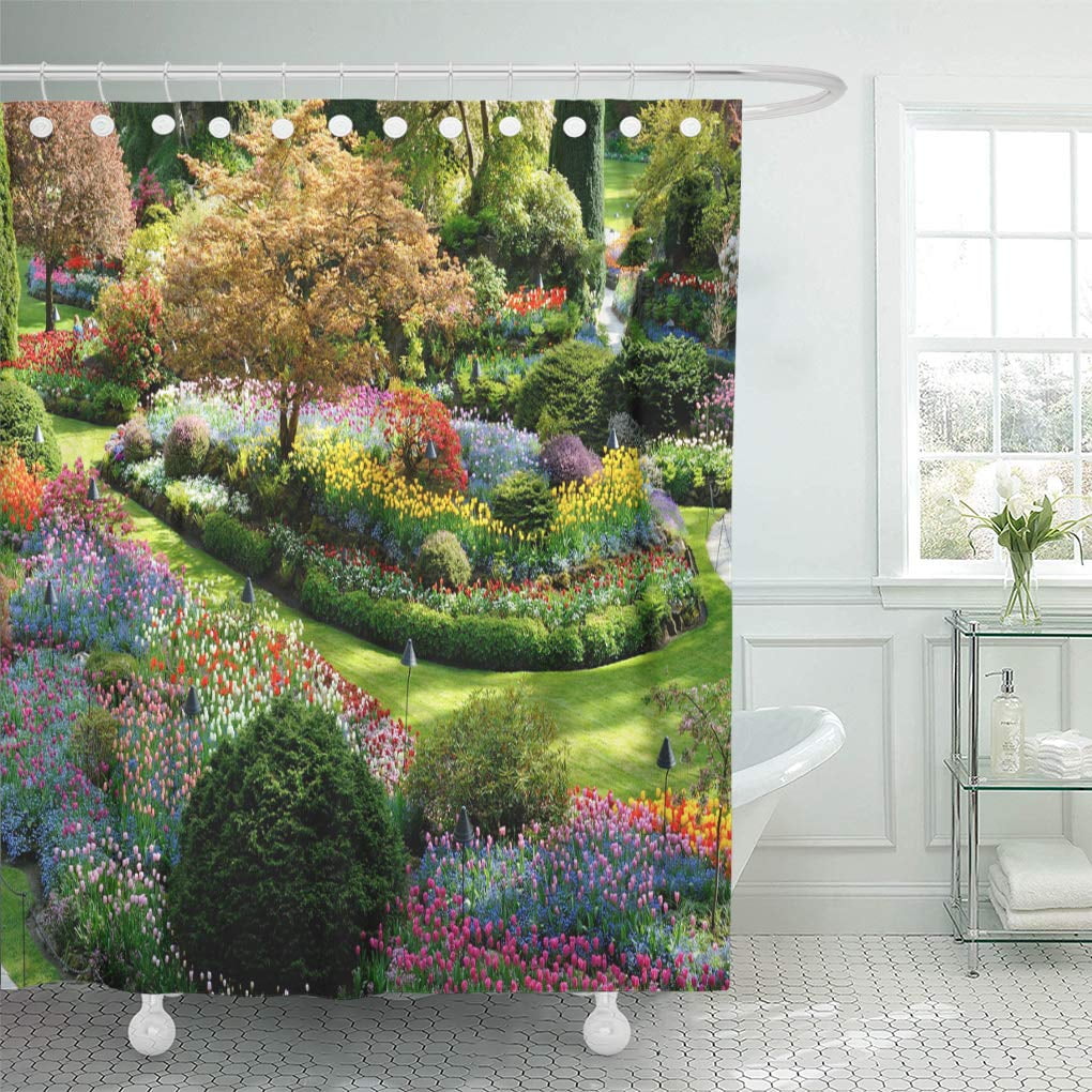 Libin Colorful National Historical Site Butchart Garden in Spring ...