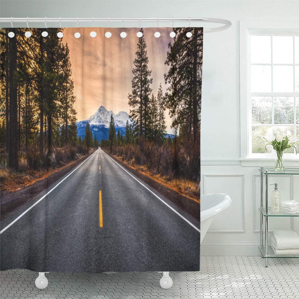 Libin Colors Cascade Road to Mount Shasta California Clouds Dawn Shower ...