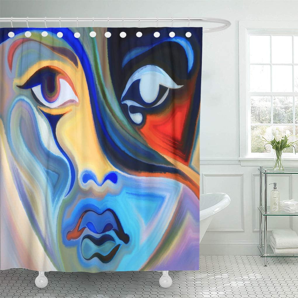 Libin Colors of The Mood Series Abstract Arrangement Human Face Shower ...