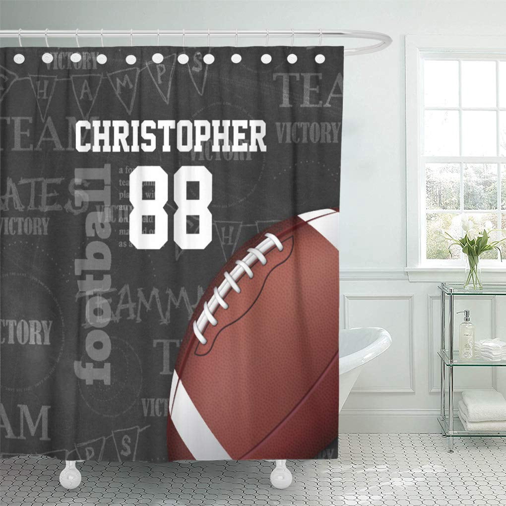 Libin Grid Personalized Chalkboard Football Iron Sport Player Fan ...