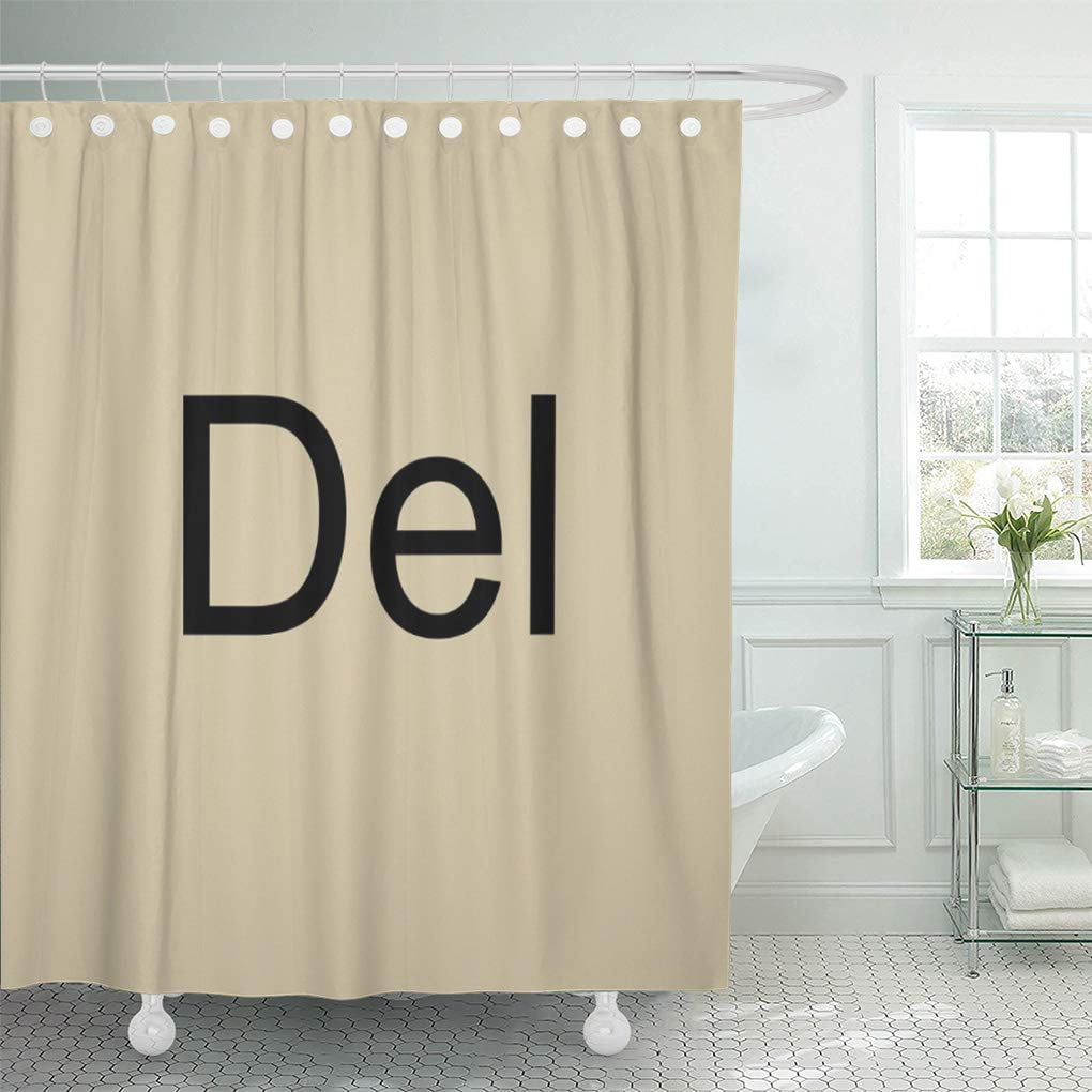 Libin Keyboard Control Alt Delete Ctrl Keys Computer Fun Shower Curtain ...