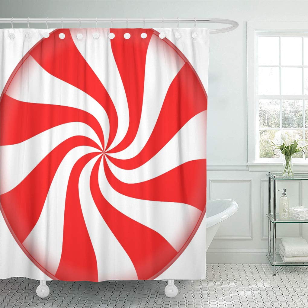 Libin Kids Red and White Peppermint Swirl Room Decorating Ideas Shower ...