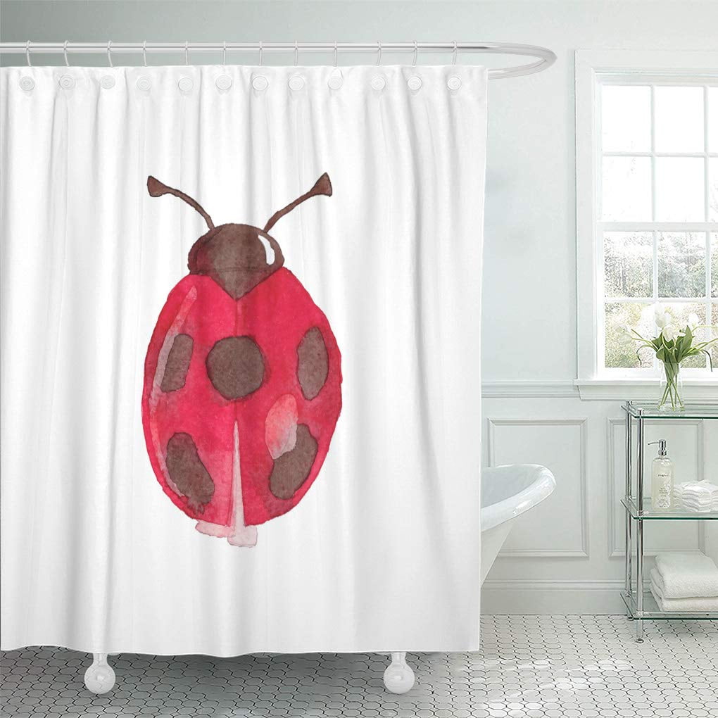 Libin Ladybug Aqua Color Ladybird Pattern Watercolor Bug Water Insect ...