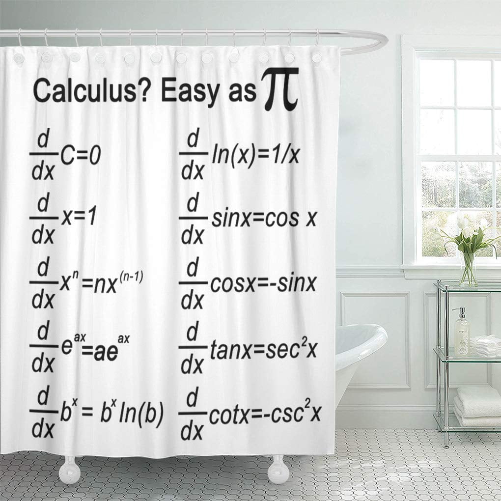 Libin Math Calculus Basic Guide School Back Reminder Wall Study Shower ...