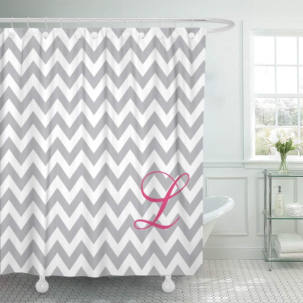 Libin Modern Grey and White Chevron Monogram Baby Collection Patterns ...