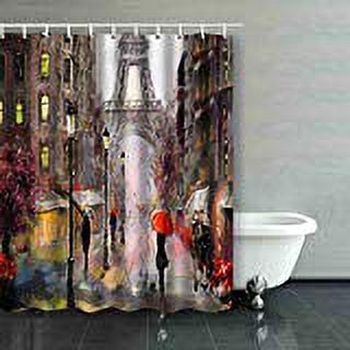 Libin Oil Painting On Canvas Street View Of Paris Artwork Eiffel Tower ...