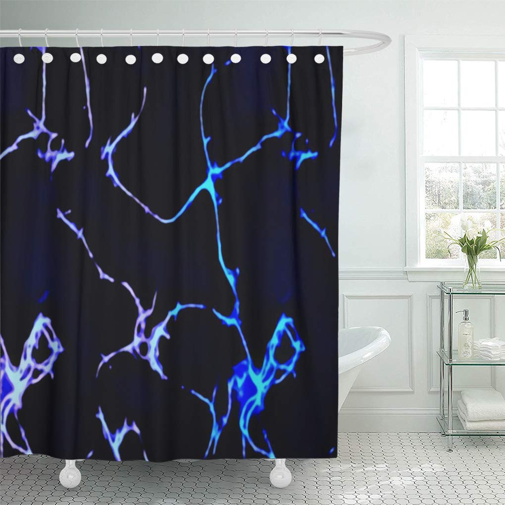 Libin Plush Blue Viral Dragon Marble Uncommon Bolo Shower Curtain 60x72 ...