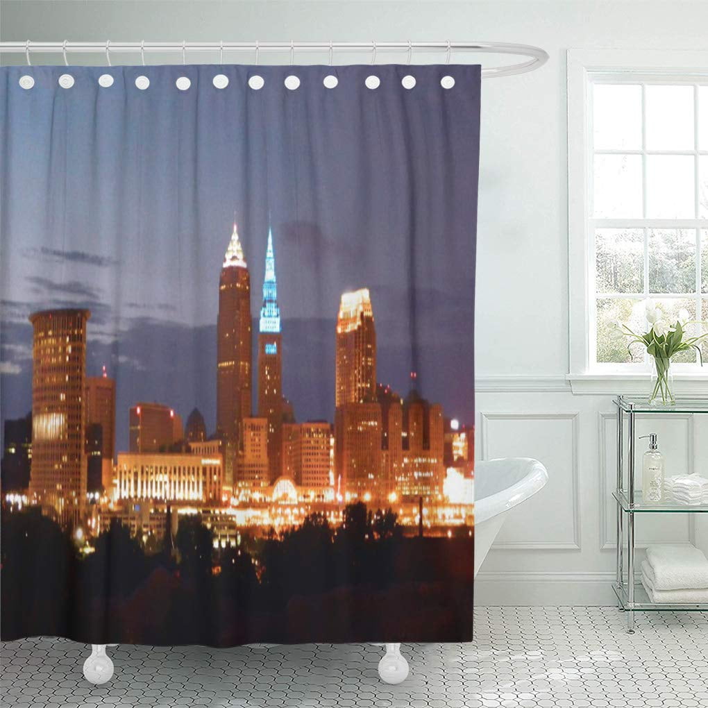 Libin Skyline Cleveland Ohio Tower Blue Lights Westcreek Souvenir City ...