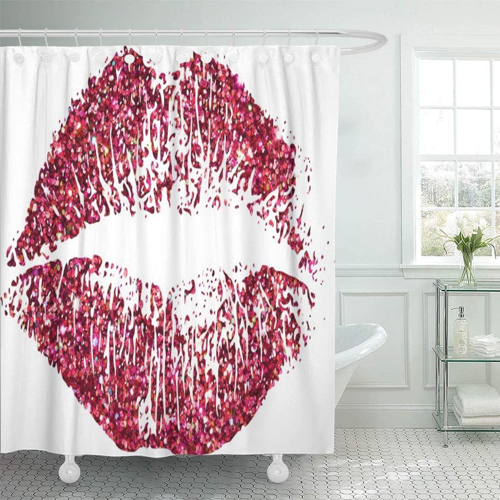 Libin Stick Red Lips Lipstick Kiss Artist Make Shower Curtain 66x72 ...