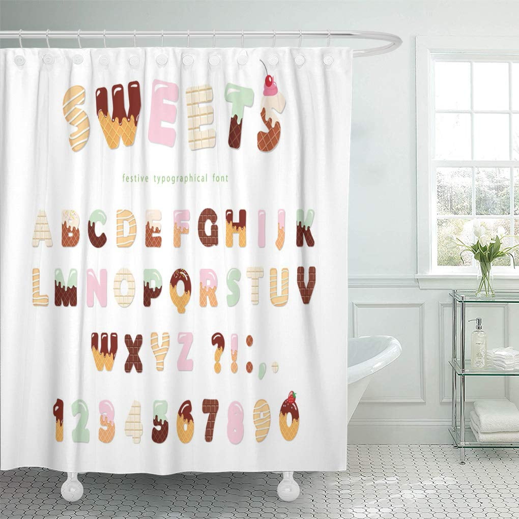 Libin Sweets Bakery Funny Latin Alphabet Letters and Numbers Made ...