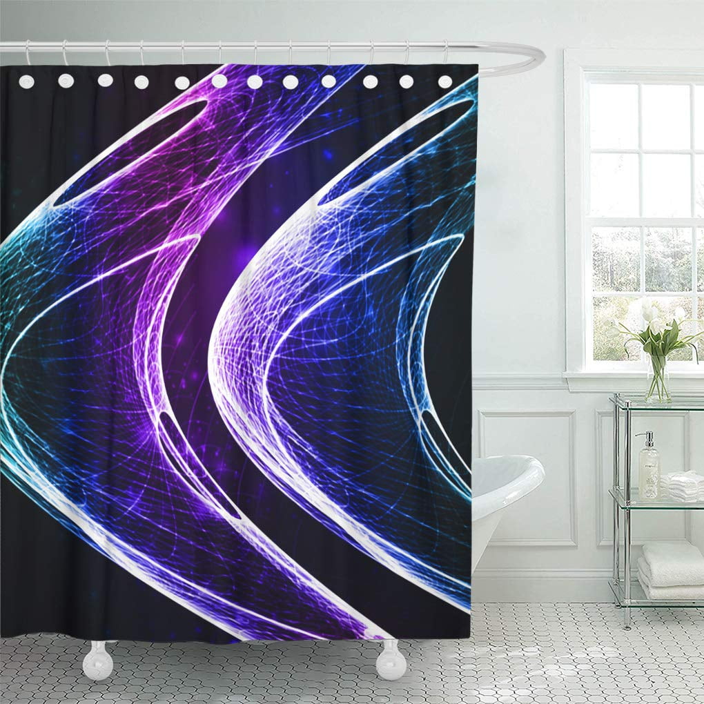 Libin Technology Colorful Light Abstract Shiny Space Futuristic Wave ...