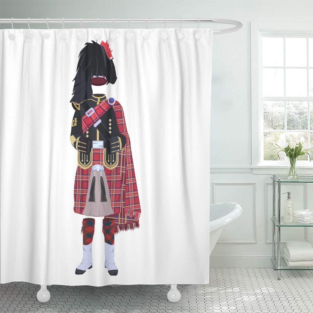 Libin Vector Illustration of Scottish Traditional Piper Uniform ...